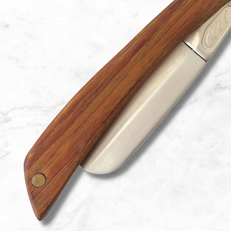 Straight Razor Natural Wood – Saki Shears