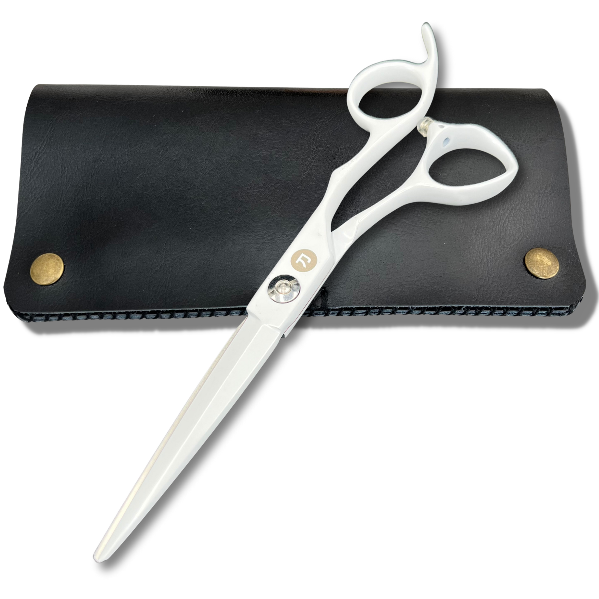 White Hair Cutting Shears - Professional